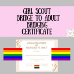 Girl Scout Bridging Certificates for All Levels of Scouts – Troop Leader