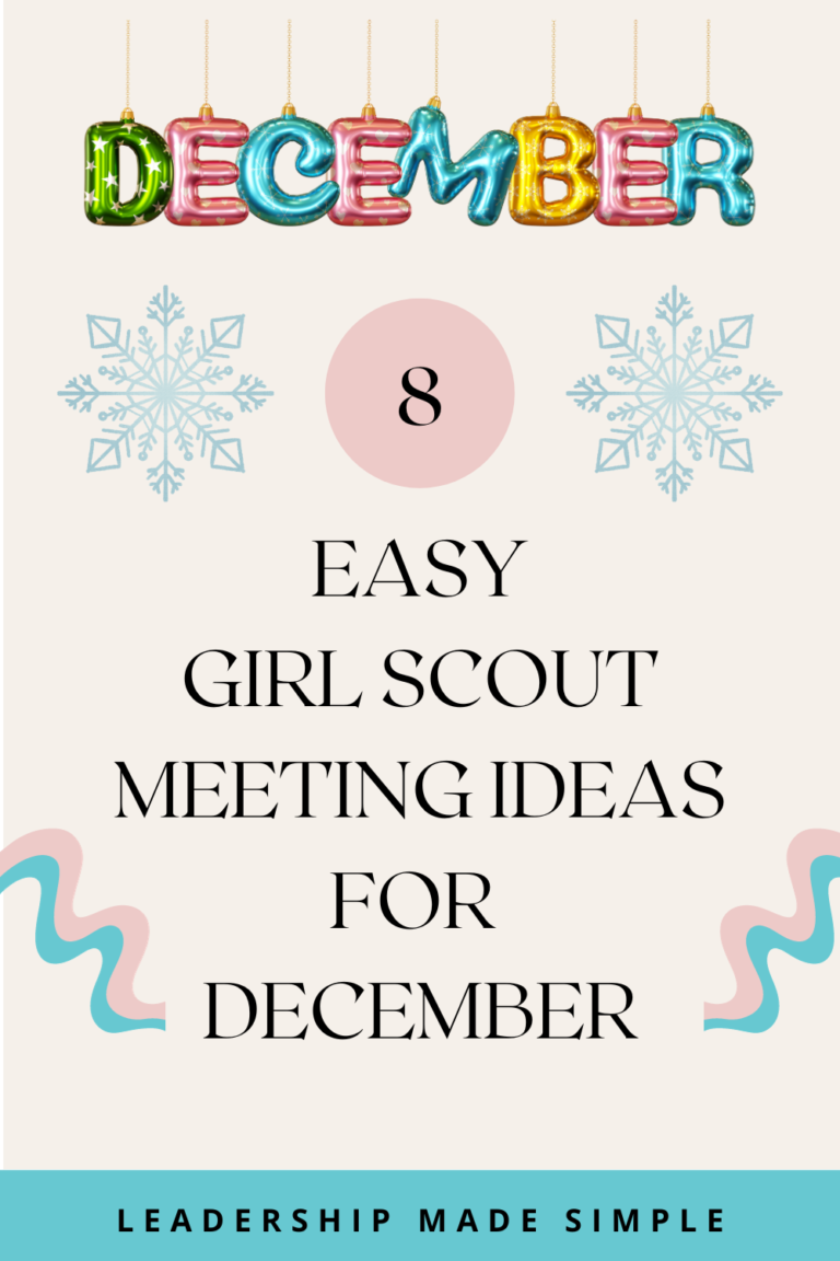 8 Easy Girl Scout Meeting Ideas for December – Troop Leader