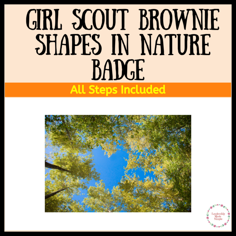 Girl Scout Shapes in Nature Badge Meeting Plans – Troop Leader