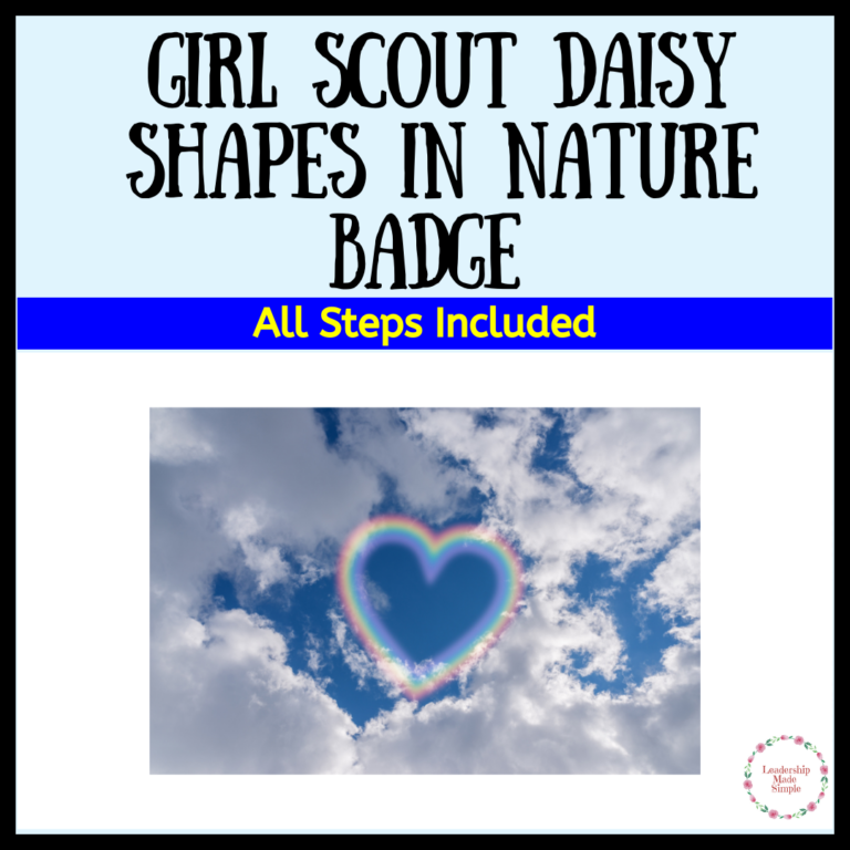Girl Scout Shapes in Nature Badge Meeting Plans – Troop Leader